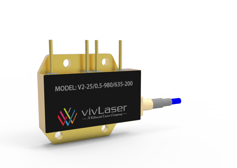 25W 980nm Fiber-Coupled Diode Laser Module with 635nm Pilot